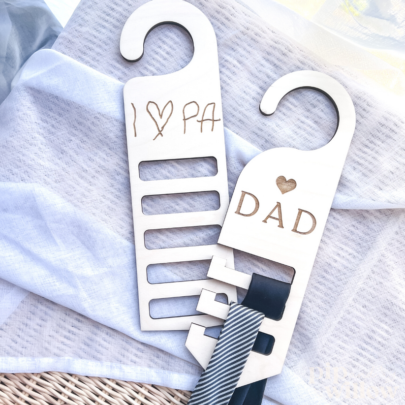 Personalised Tie Hanger – Pip + Willow